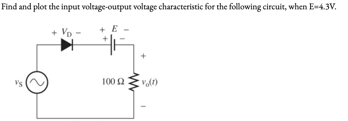 Solved Find And Plot The Input Voltage Output Voltage 0141
