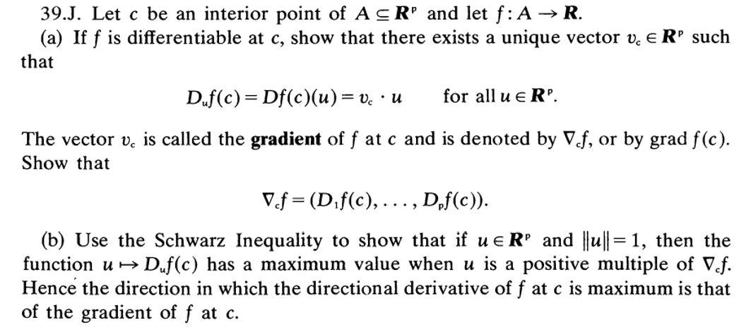Solved 39.J. Let c be an interior point of A CRP and let f:A | Chegg.com