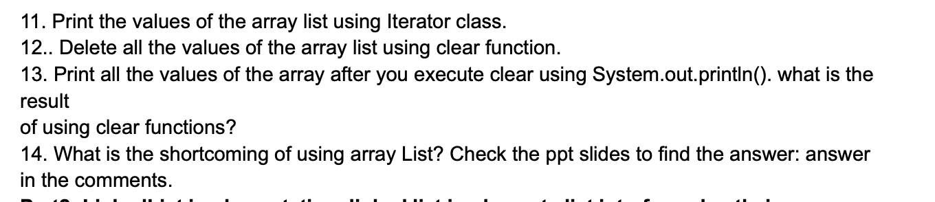 Solved Write a java program that does the following steps: | Chegg.com