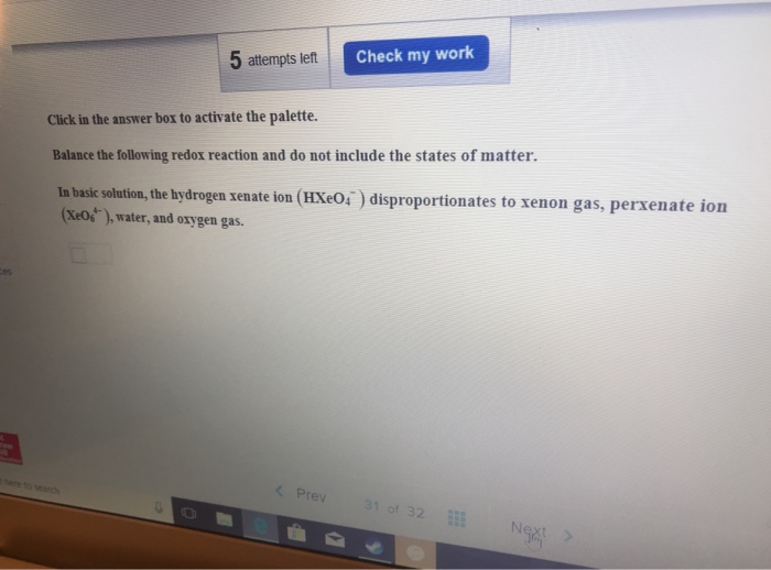 Solved 5 attempts left Check my work Click in the answer box | Chegg.com