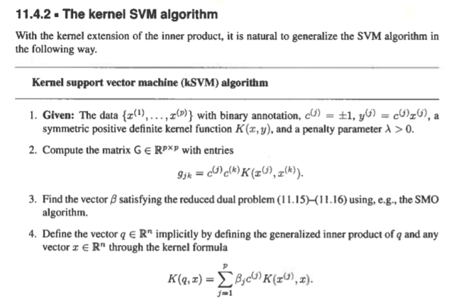 11.2.3. Classifying with SVM We are now ready to | Chegg.com