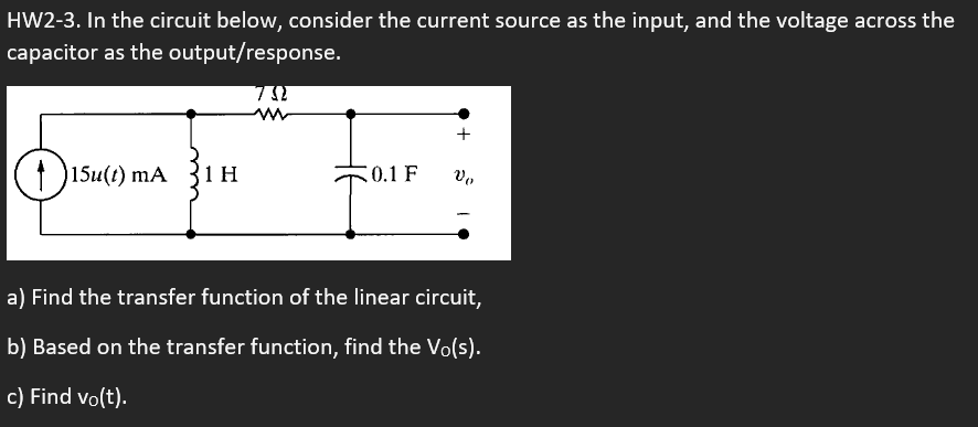 Solved HW2-3. In the circuit below, consider the current | Chegg.com