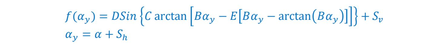Solved If you were to use the Pacejka model given below, | Chegg.com