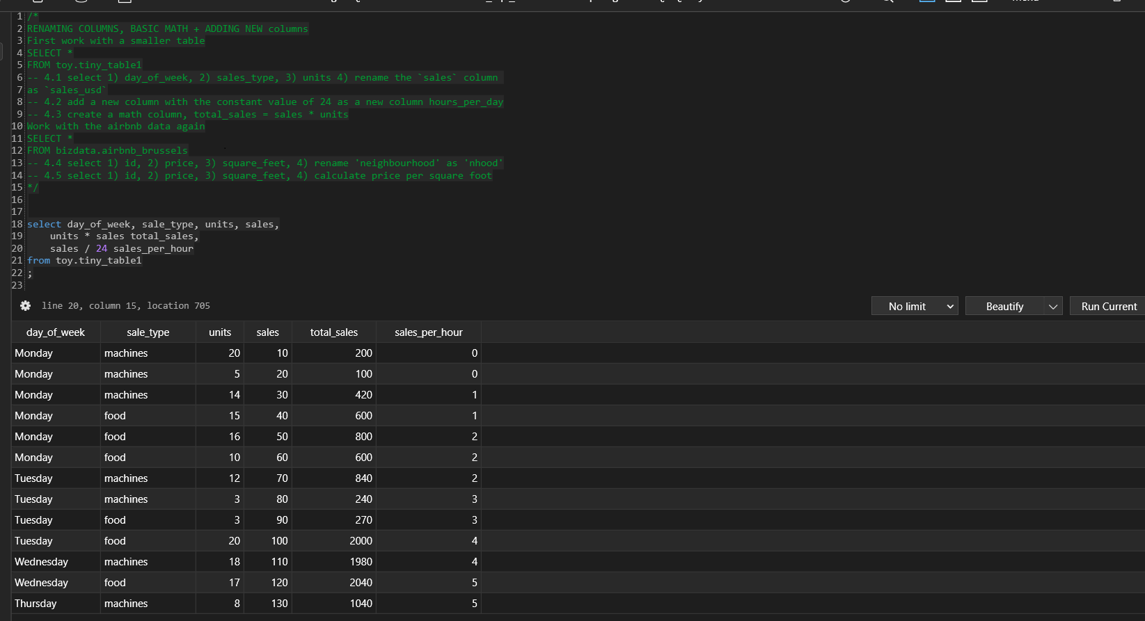 Solved Hi, I have a quick question: I'm using MySQL and am | Chegg.com
