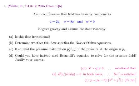 Solved 1. (White, 7e, P4.32 \& 2015 Exam, Q5) An | Chegg.com
