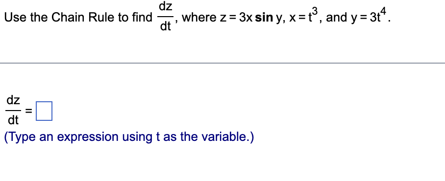 Solved Use the Chain Rule to | Chegg.com