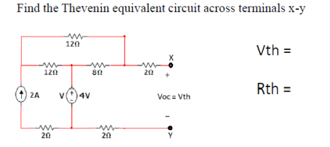 Solved Find the Thevenin equivalent circuit across terminals | Chegg.com