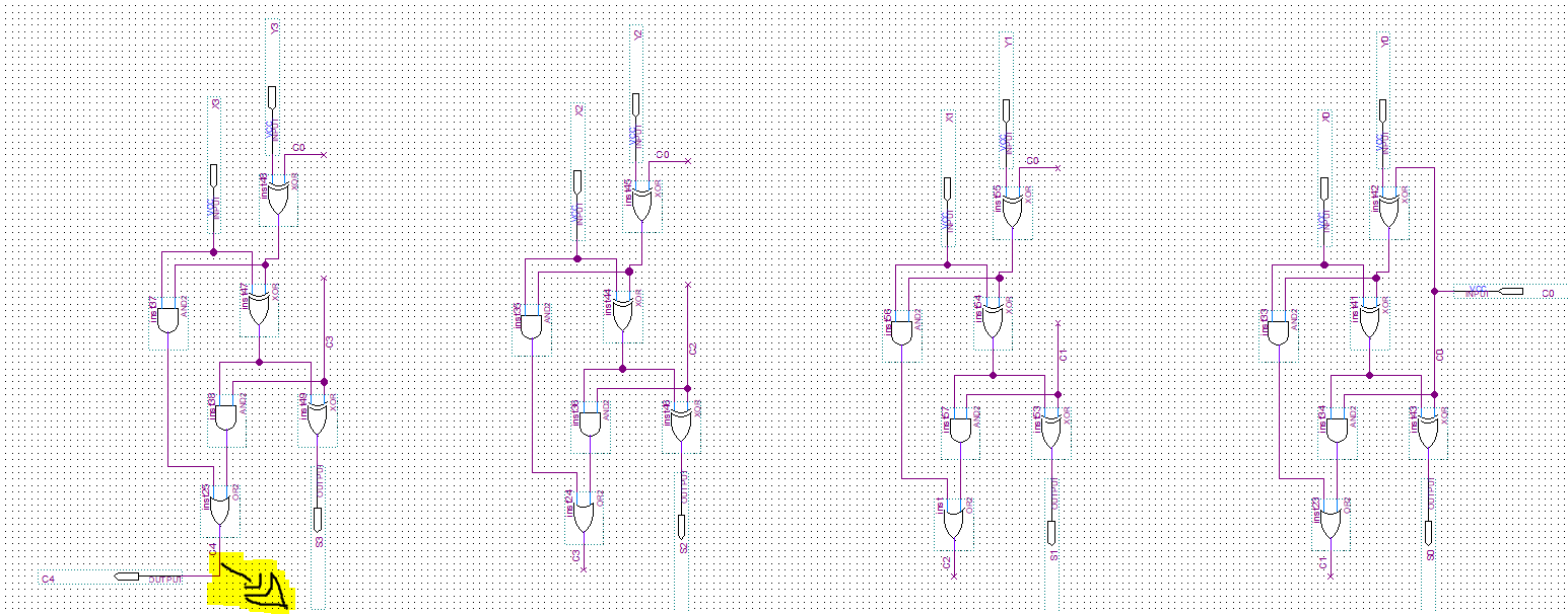 Solved I made an adder/Subtractor circuit in Quartus II. The | Chegg.com