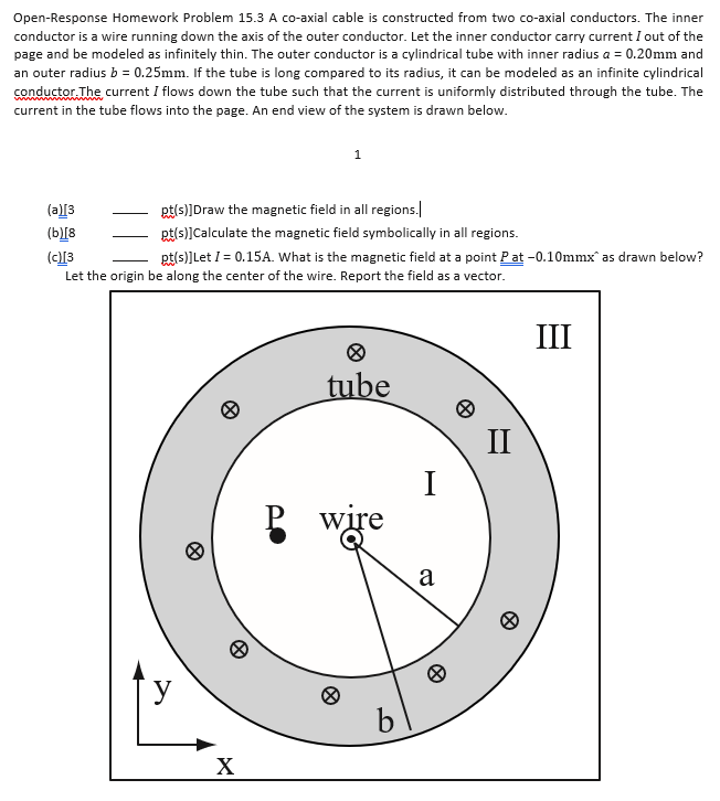 Solved A co-axial cable is constructed from two co-axial | Chegg.com