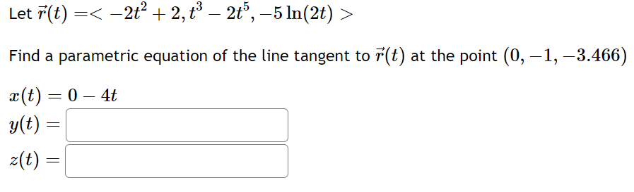Solved Let vec(r)(t)= Find a | Chegg.com