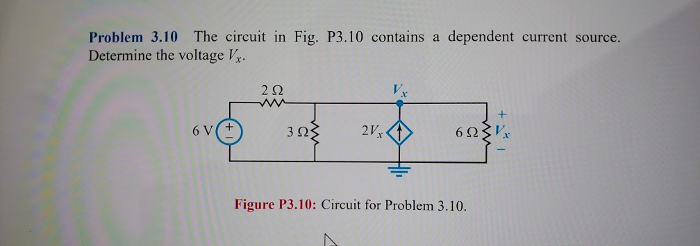 Solved Problem 3.10 The circuit in Fig. P3.10 contains a | Chegg.com