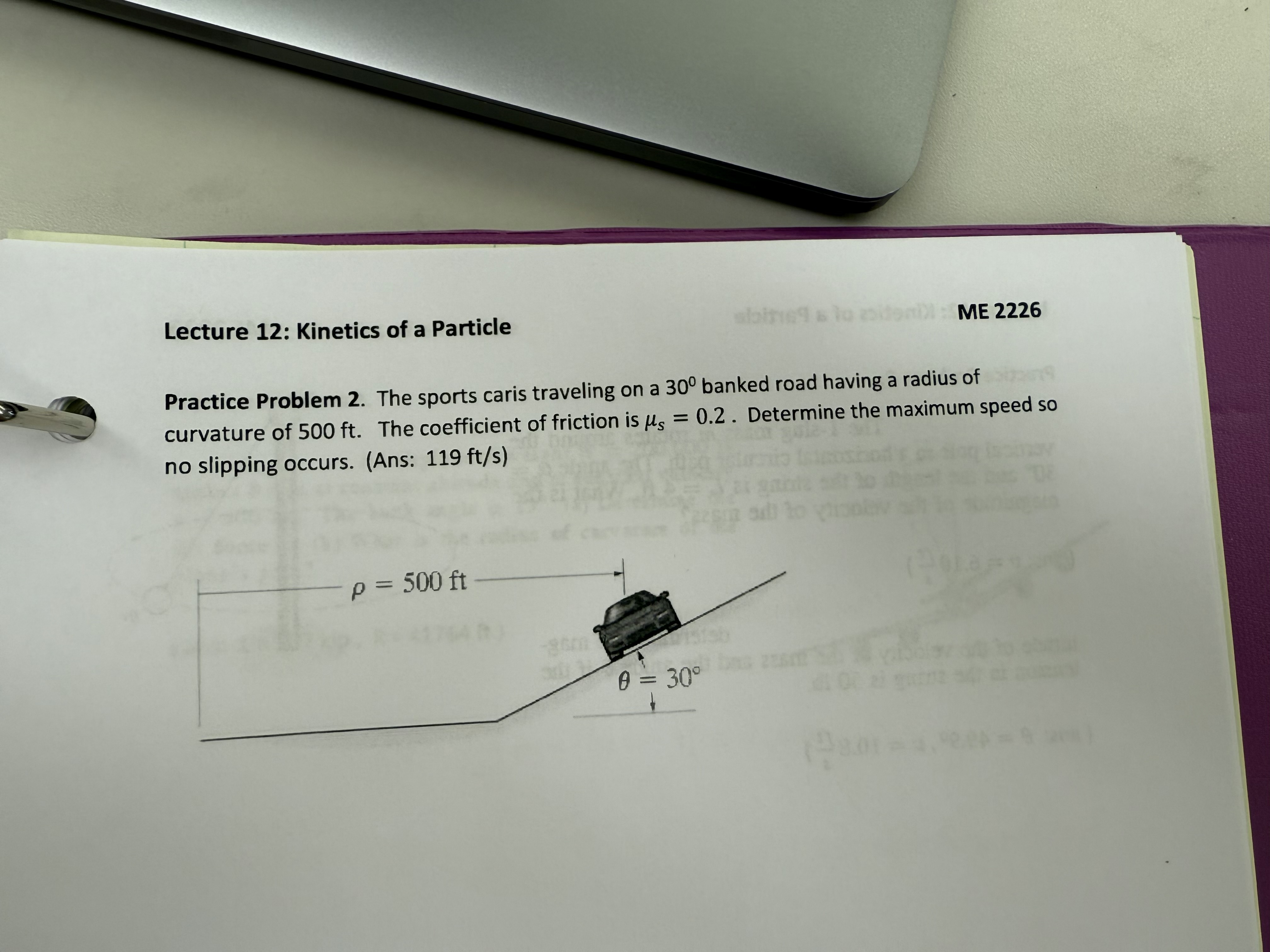 Solved Lecture 12: Kinetics of ﻿a ParticlePractice Problem | Chegg.com