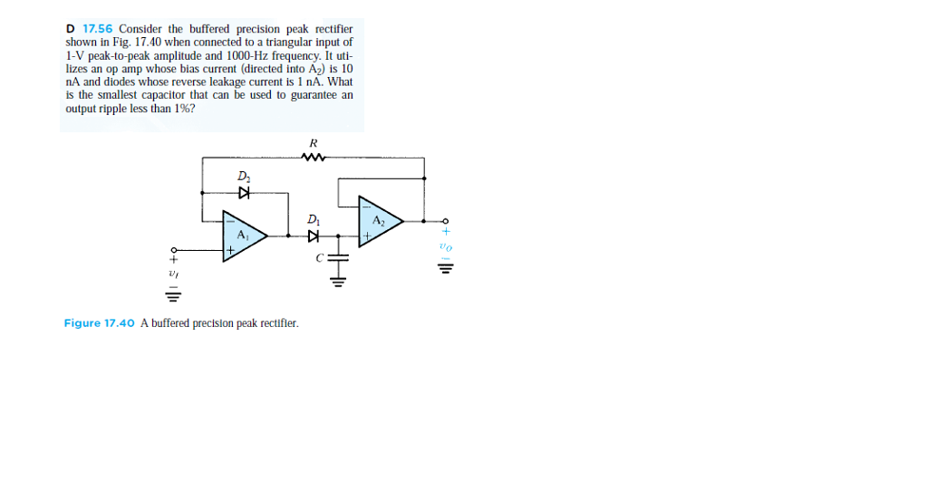 Solved D 17.56 Consider the buffered precision peak | Chegg.com