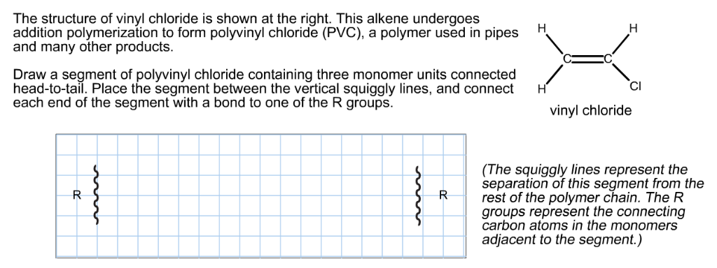 Solved The addition polymer that has the formula shown below | Chegg.com