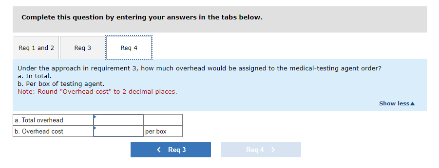 Solved Required information PR 5-52 (Algo) Activity Cost | Chegg.com