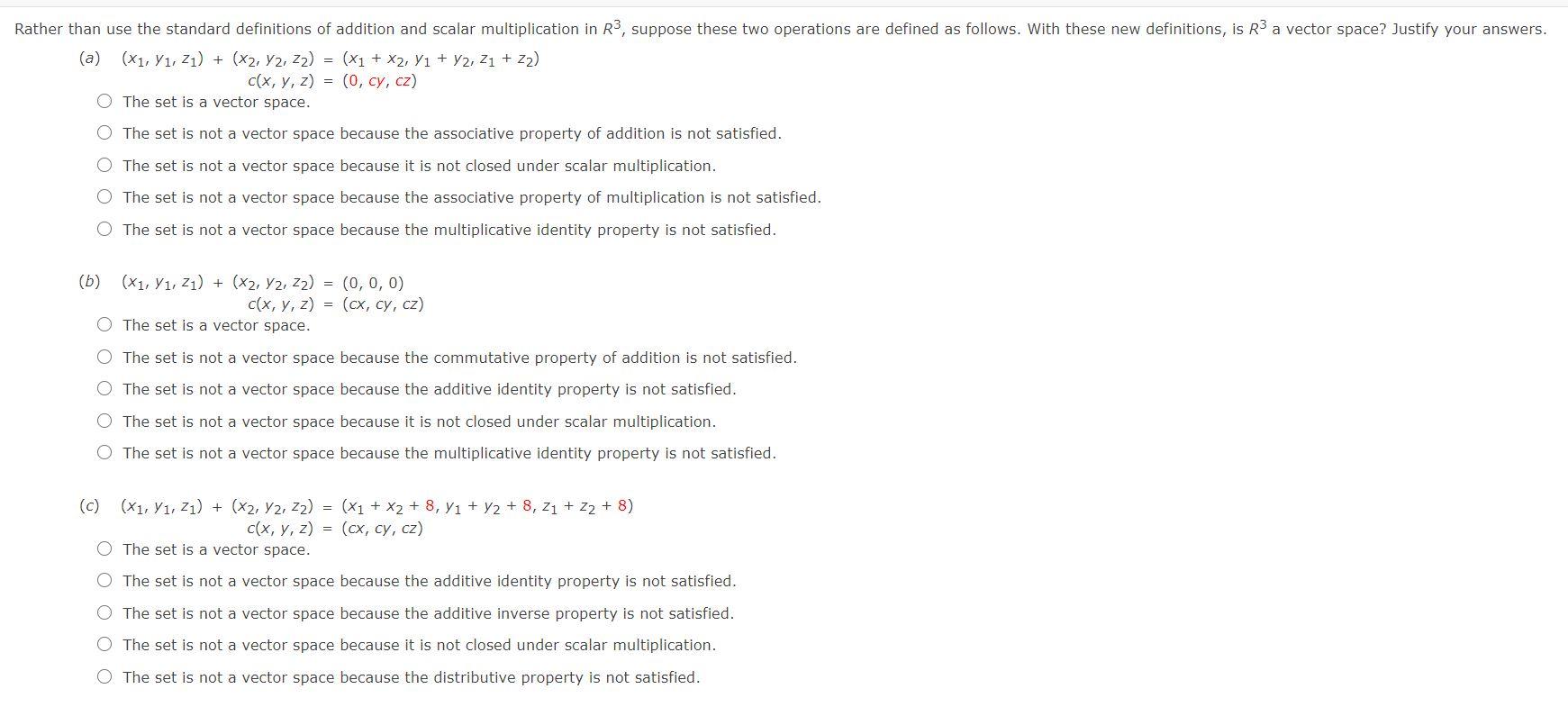 Solved Rather than use the standard definitions of addition | Chegg.com