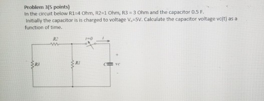 Solved In the circuit below R1=4 Ohm, R2=1 Ohm, R3 = 3 Ohm | Chegg.com