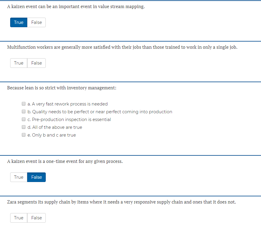 Solved A kaizen event can be an important event in value | Chegg.com