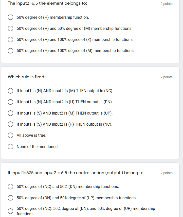 Solved Q4)/(10 Marks): Consider a fuzzy logic controller | Chegg.com