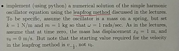 Solved . implement (using python) a numerical solution of | Chegg.com
