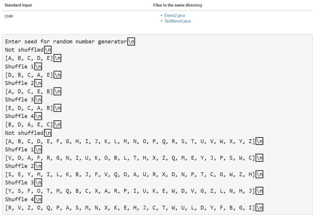 Using Java Create Class That Has The Following 
