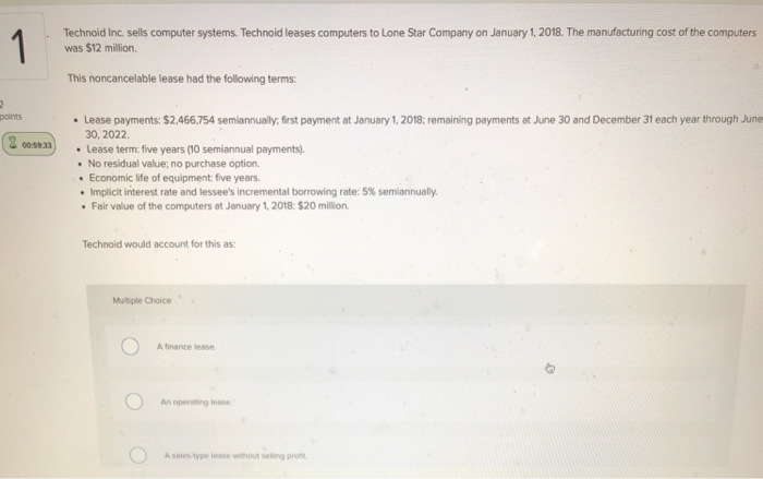 Solved . Technoid Inc. sells computer systems. Technoid | Chegg.com