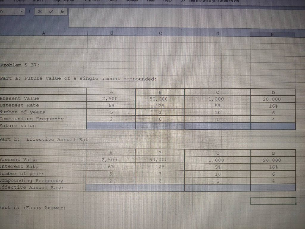 Solved P5-37 Compounding frequency, time value, and | Chegg.com