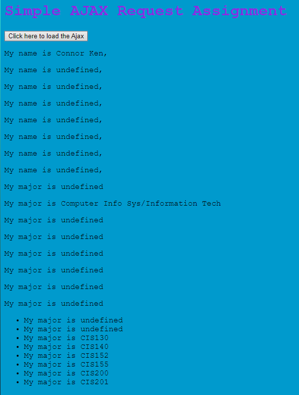 Solved JavaScript Assignment I need to know how to get rid | Chegg.com