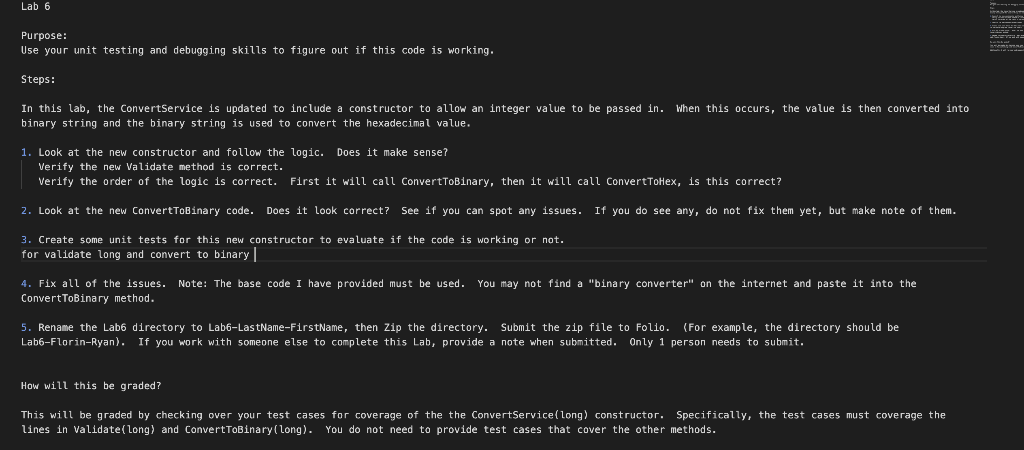 Solved This is a Java Code, you are only creating unit test | Chegg.com