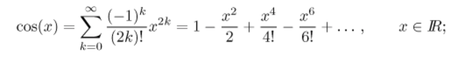 Solved Compute the value of cos(x) using the Taylor | Chegg.com