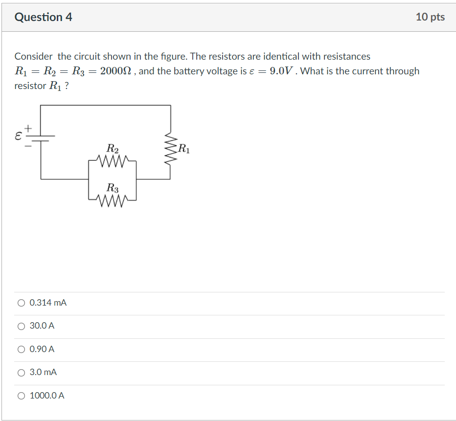 Solved Question 4 10 pts Consider the circuit shown in the | Chegg.com
