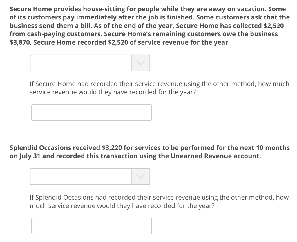 Solved Read each scenario, decide whether the company is | Chegg.com
