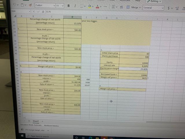 fercentage dhaner in the orice of vetel? | Chegg.com