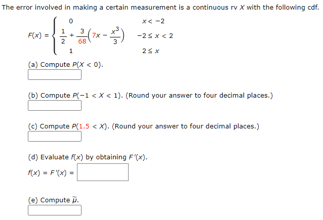 Solved The error involved in making a certain measurement is | Chegg.com
