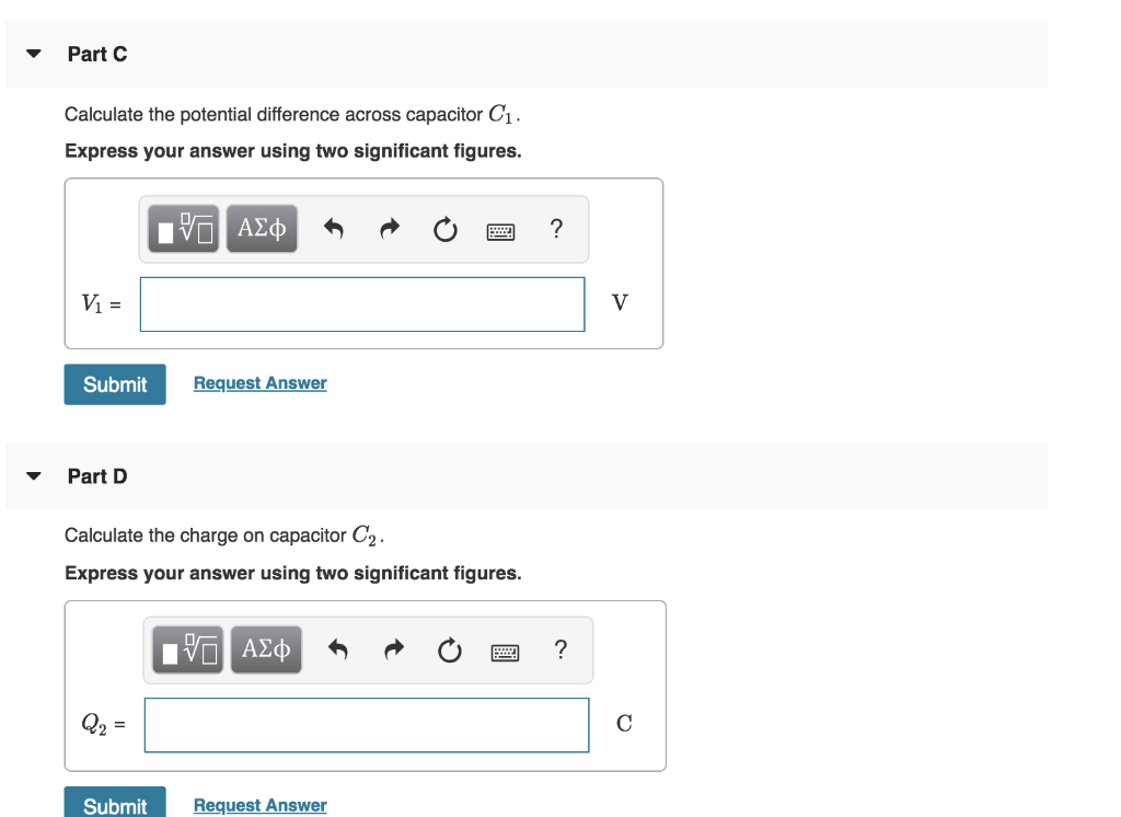 Solved Constants PartA In the figure (Figure 1), G-G-8.5 μF | Chegg.com