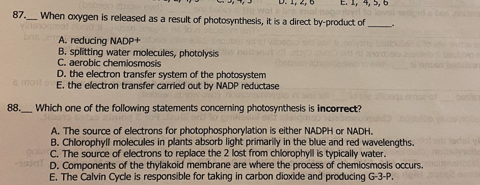 Solved 4, 5, 6 (bobeen abrow OW!) aru bollss di tg wat e bns | Chegg.com