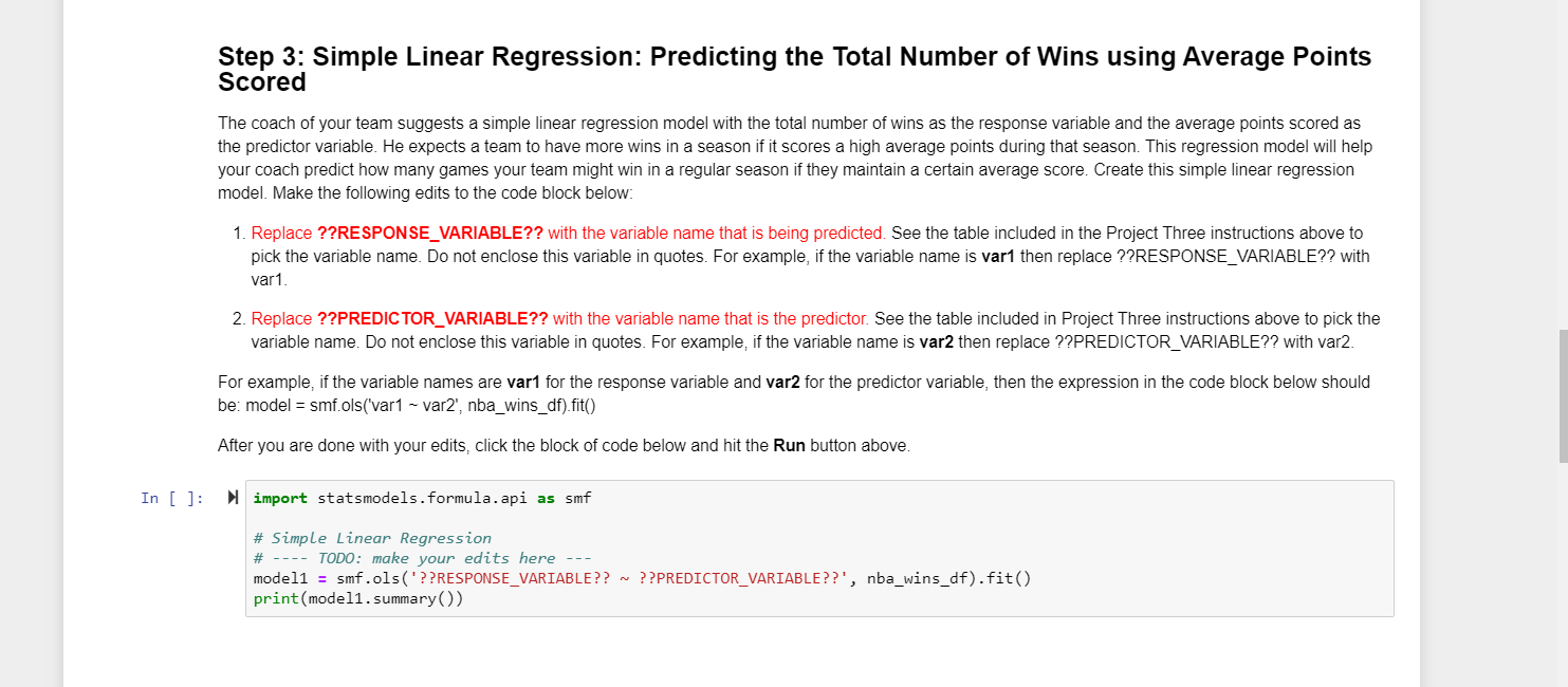 Step 1: Data Preparation This step uploads the data | Chegg.com
