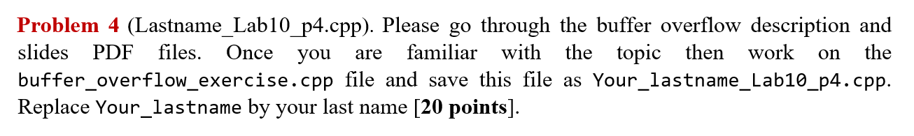 Solved Problem 1 (Lastname_Lab10_p1.cpp). Write a program | Chegg.com