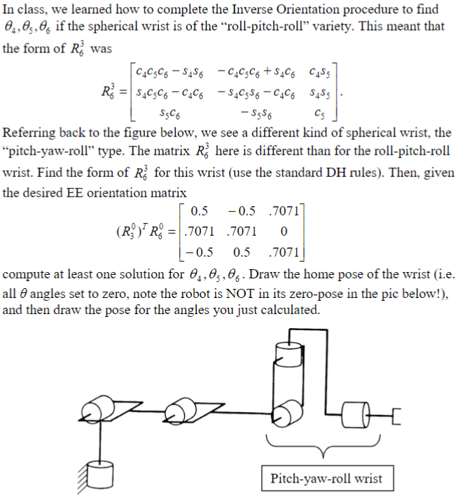 Solved In class, we learned how to complete the Inverse | Chegg.com
