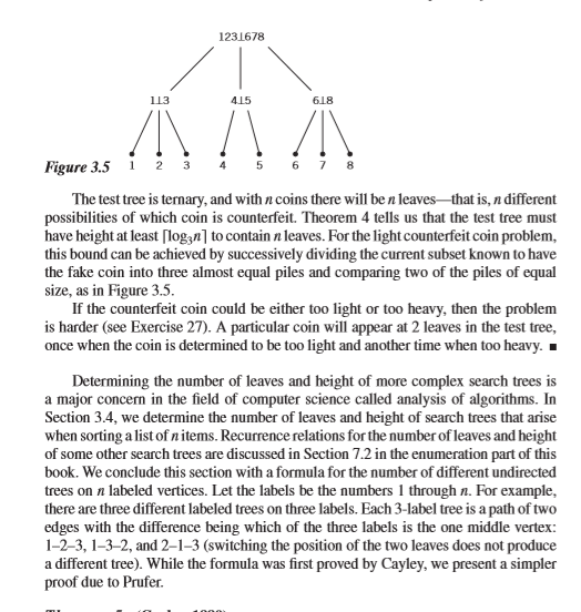 Solved 6. Reprove Theorem 2 by using the fact that trees are | Chegg.com