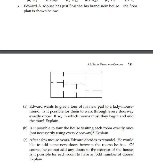 Solved Euler Paths and Circuits you need to use Euler path | Chegg.com