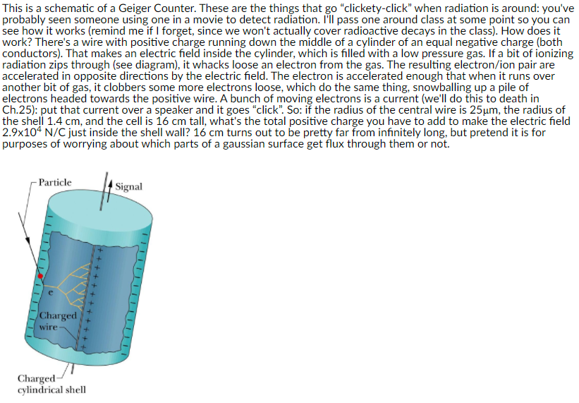 Solved This is a schematic of a Geiger Counter. These are | Chegg.com