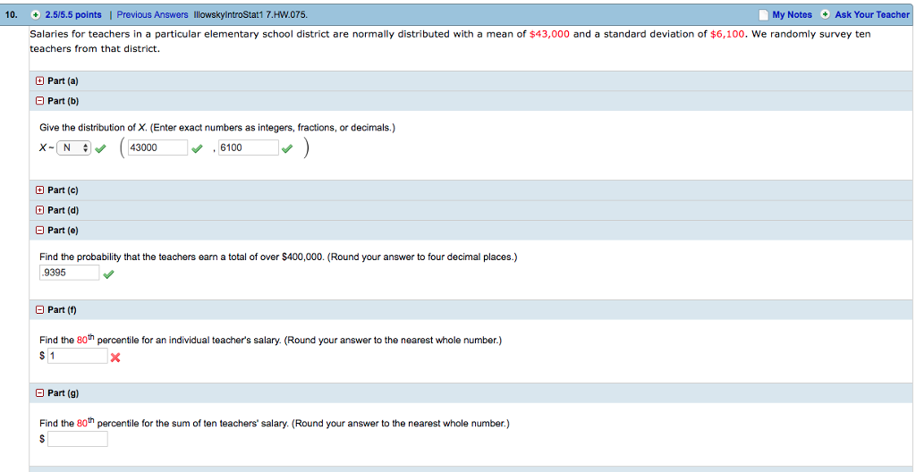 Solved My Notes Ask Your Teacher + 2.515.5 points | Previous | Chegg.com