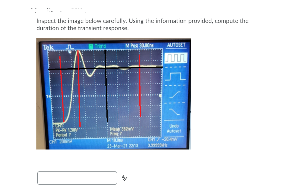 Solved Inspect the image below carefully. Using the | Chegg.com