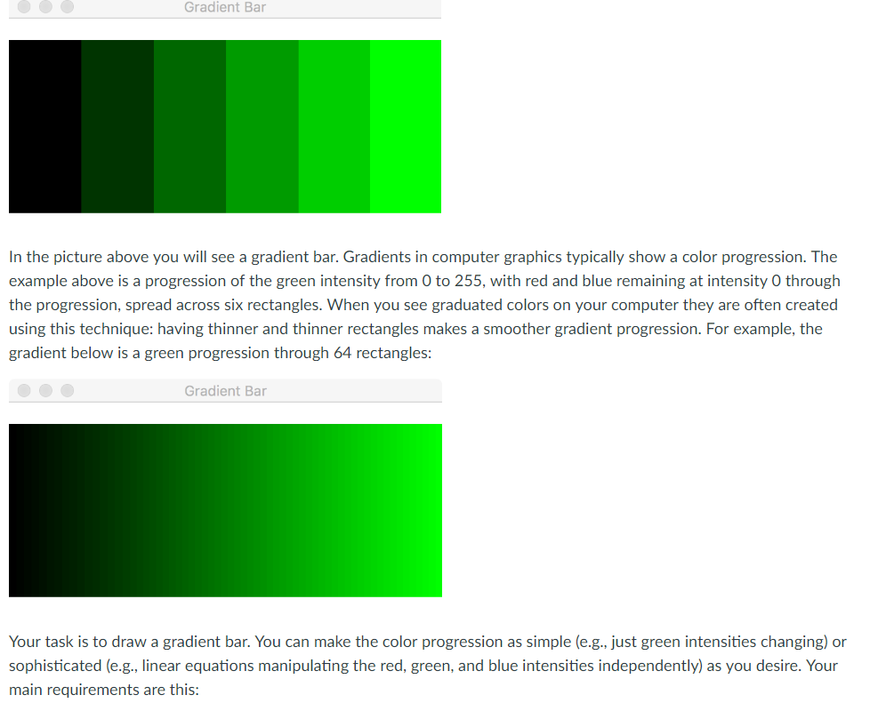 gradient_bar.png In the picture above you will see a | Chegg.com