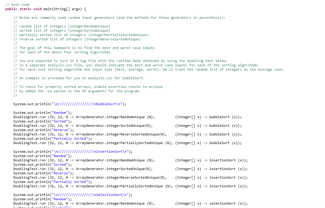 Solved package algs 23; import stdlib.*: public class hw7 { | Chegg.com
