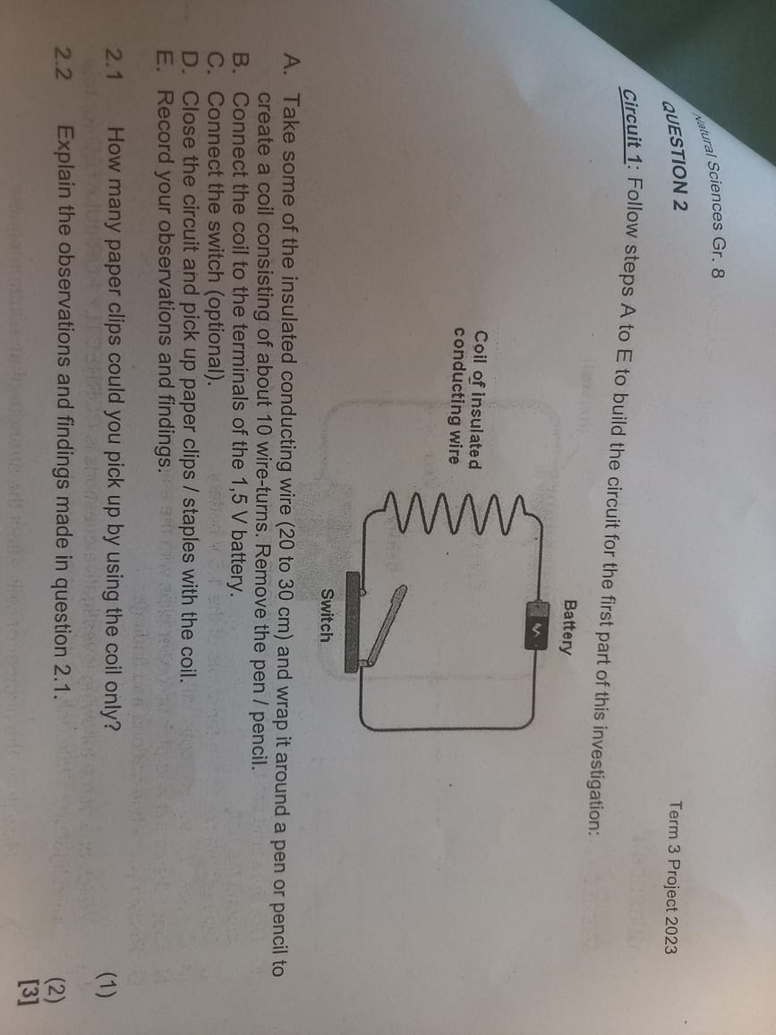 Solved Circuit 1: Follow steps \\( A \\) to \\( E \\) to | Chegg.com