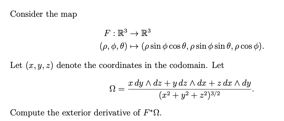 Solved Consider the map | Chegg.com