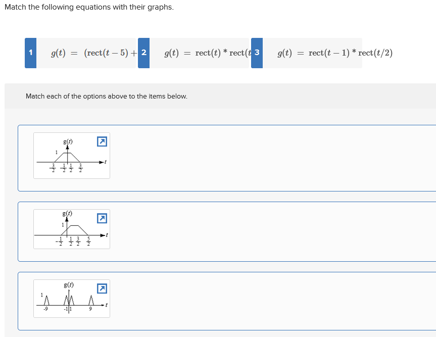 Match the following equations with their | Chegg.com
