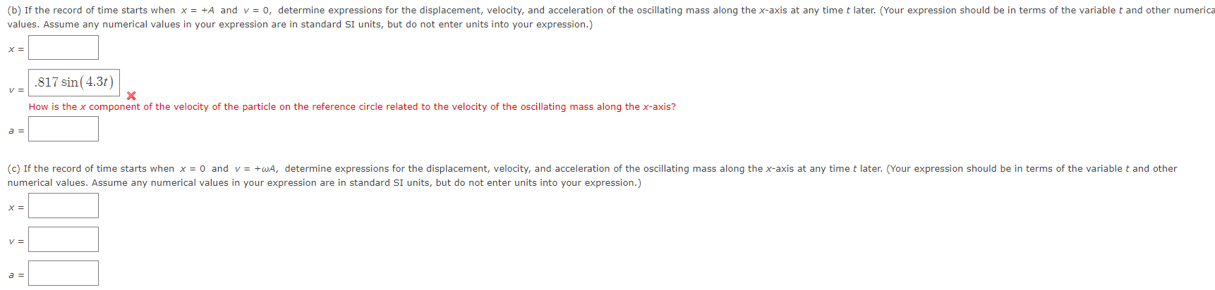 Solved values. Assume any numerical values in your | Chegg.com